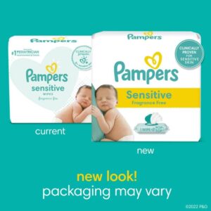 Pampers Sensitive Wipes Convenience Pack 18 CT (Pack of 16)