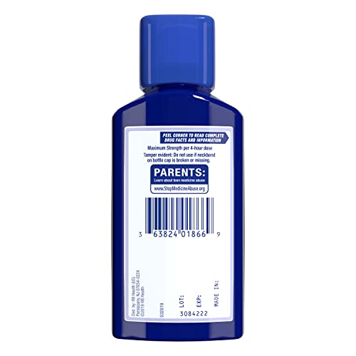 Maximum Strength Mucinex Fast-Max DM Max Liquid, 6 fl. oz. Controls Cough, Relieves Chest Congestion, Thins & Loosens Mucus(Packaging may vary)