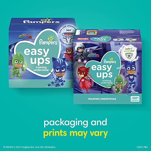 Pampers Easy Ups Training Underwear Boys, 4T-5T Size 6 Diapers, 104 Count (Packaging & Prints May Vary)