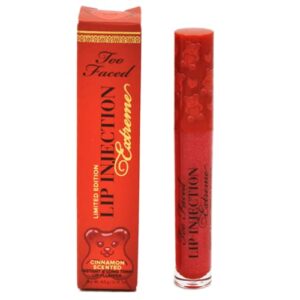 too faced lip injection extreme cinnamon bear lip plumper