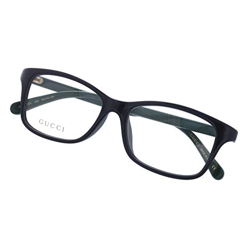 Gucci GG0720OA 006 Eyeglasses Women's Black/Green/Red Optical Frame 54mm