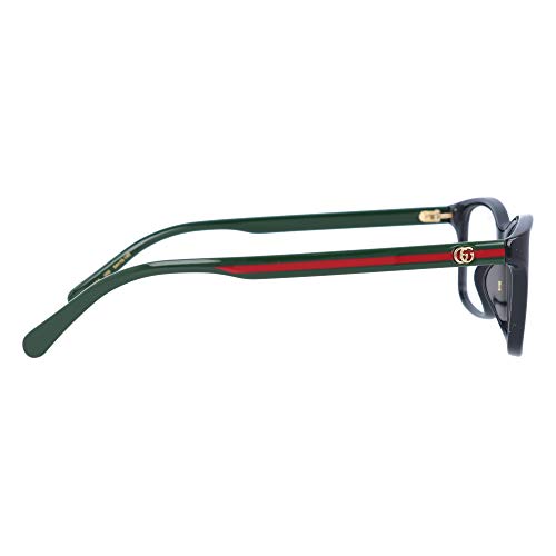 Gucci GG0720OA 006 Eyeglasses Women's Black/Green/Red Optical Frame 54mm