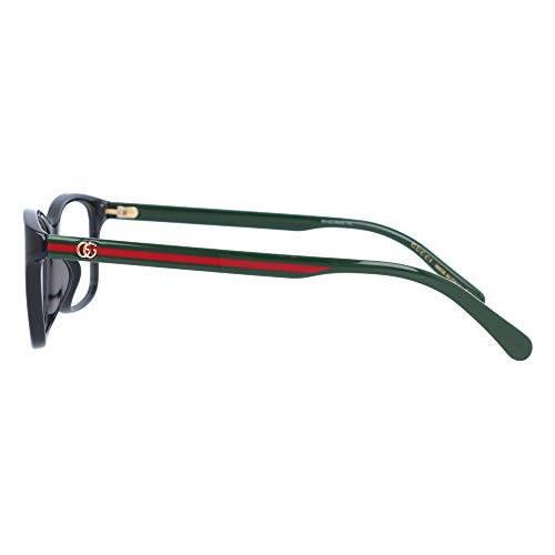 Gucci GG0720OA 006 Eyeglasses Women's Black/Green/Red Optical Frame 54mm