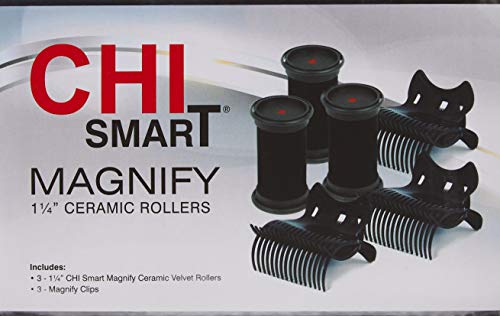 CHI Ceramic Rollers Assortment Medium Rollers + Clips