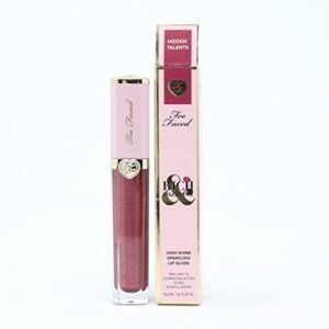 too faced rich & dazzling high-shine sparkling lip gloss – hidden talents