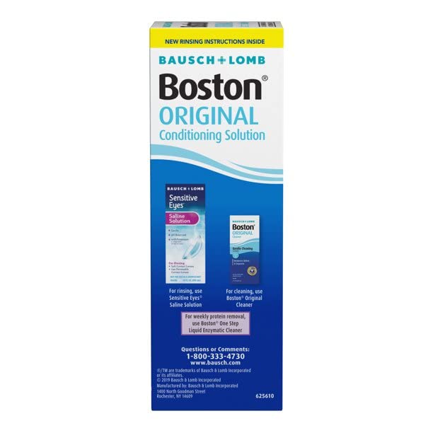 Bausch & Lomb Boston Original Conditioning Solution, 3.5 Oz (Pack of 3)