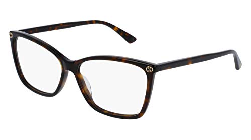 Gucci GG0025O Optical Frame 002 Avana Avana 56 mm