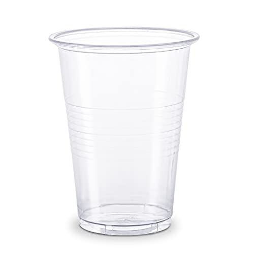 [240 Count - 16 oz.] Clear Disposable Plastic Cups - Cold Party Drinking Cups