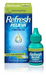 refresh relieva for contacts lubricant eye drops, 0.27 fl oz sterile