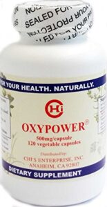 oxypower by chi’s enterprise 500mg, 120 capsules