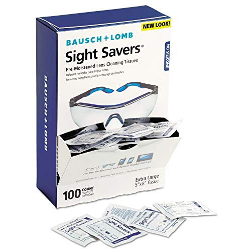 Bausch & Lomb 8574Gmct Sight Savers Premoistened Lens Cleaning Tissues 100/Box 10 Boxes/Carton