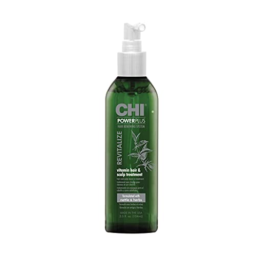 Chi Powerplus Revitalize Vitamin Hair and Scalp Treatment for Unisex, 3.5 Ounce