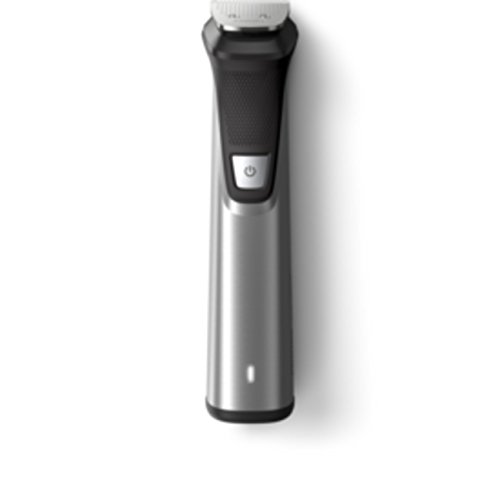 Philips Norelco Multi Groomer - 25 Piece Mens Grooming Kit for Beard, Body, Face, Nose, and Ear Hair Trimmer,Shaver, and Clipper with Premium Storage Case - NO Blade Oil Needed, MG7770/49