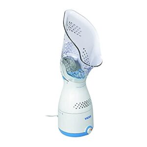 vicks personal sinus steam inhaler with soft face mask – face humidifier with targeted steam relief aids with sinus problems, congestion and cough