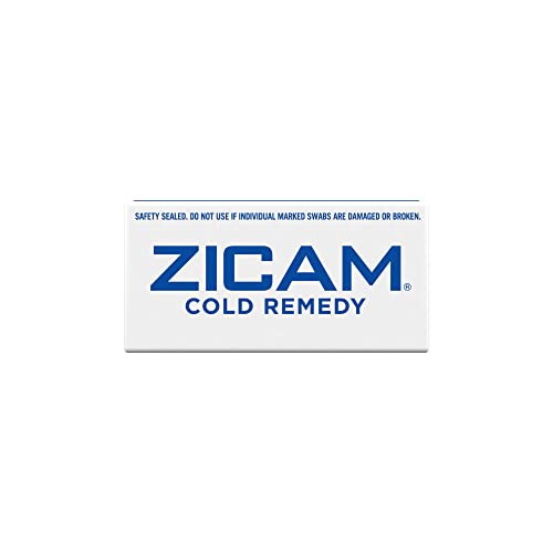 Zicam Cold Remedy Nasal Swabs with Cooling Menthol & Eucalyptus, 20 Count (Pack of 1)