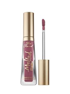 too faced melted matte liquified matte long wear lipstick – queen b – full size