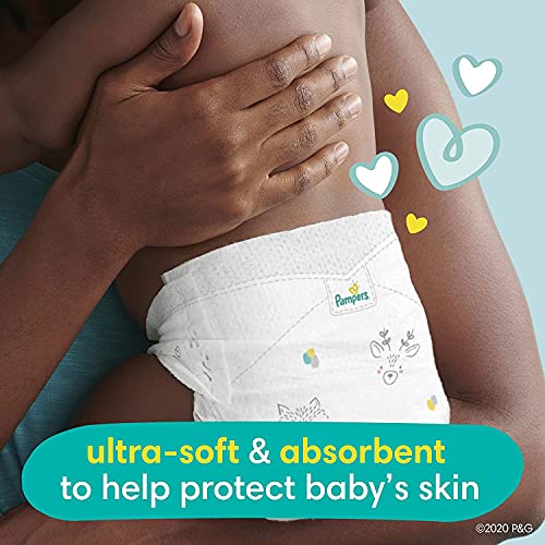 Diapers Size 4, 150 Count and Baby Wipes - Pampers Swaddlers Disposable Baby Diapers and Water Baby Wipes Sensitive Pop-Top Packs, 336 Count (Packaging May Vary)