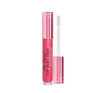 too faced lip injection maximum plump extra strength lip plumper gloss .14 oz. (yummy bear)