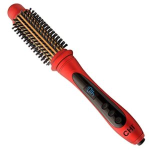 chi amplitude ceramic heated round brush, ruby red