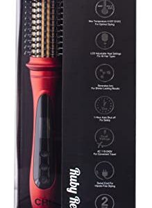 CHI Amplitude Ceramic Heated Round Brush, Ruby Red