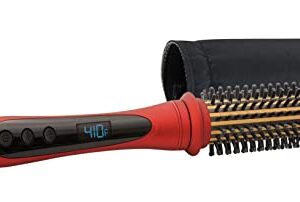 CHI Amplitude Ceramic Heated Round Brush, Ruby Red