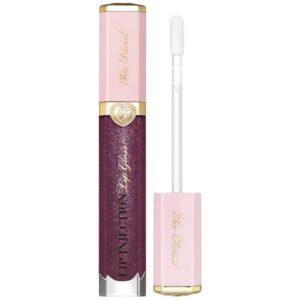 too faced lip injection lip gloss power plumping lip gloss – hot love