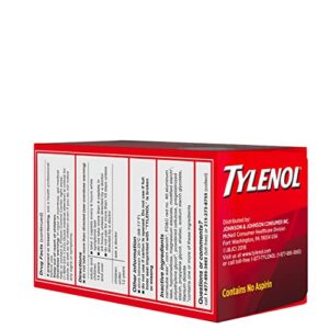 Tylenol Extra Strength Caplets with 500 mg Acetaminophen Pain Reliever Fever Reducer, 225 Count