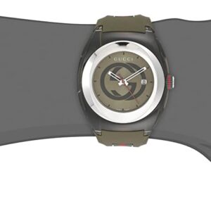 Gucci SYNC XXL Khaki Watch(Model:YA137106)