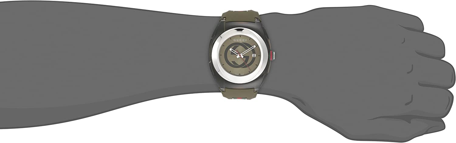 Gucci SYNC XXL Khaki Watch(Model:YA137106)