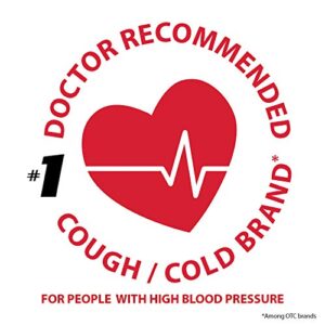 Coricidin HBP Decongestant-Free Cough and Cold Medicine for Hypertensives, Cold Symptom Relief for People with High Blood Pressure (16 Count)