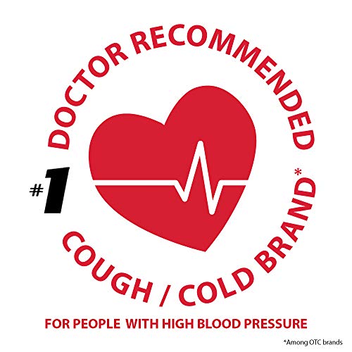 Coricidin HBP Decongestant-Free Cough and Cold Medicine for Hypertensives, Cold Symptom Relief for People with High Blood Pressure (16 Count)