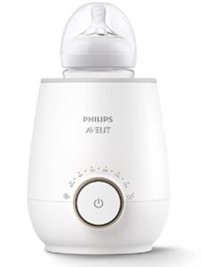 philips avent fast baby bottle warmer with smart temperature control and automatic shut-off, scf358/00