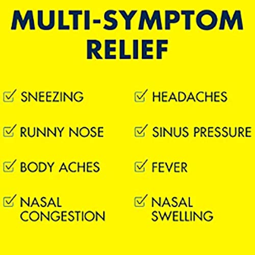 Advil Multi Symptom Cold and Flu Medicine, Cold Medicine for Adults with Ibuprofen, Phenylephrine HCL and Chlorpheniramine Maleate - 50 Coated Tablets