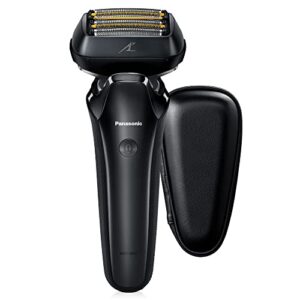 panasonic electric razor for men, electric shaver, arc6 six-blade electric razor with pop-up trimmer, es-ls8a-k (black)