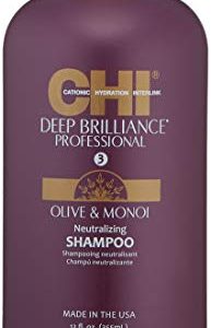 CHI Deep Brilliance Neutralizing Shampoo - Sulfate, Paraben, and Gluten Free, 12 oz.