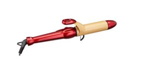 chi air ca1038 texture tourmaline ceramic curling iron 1 1/2 inch, , fire red