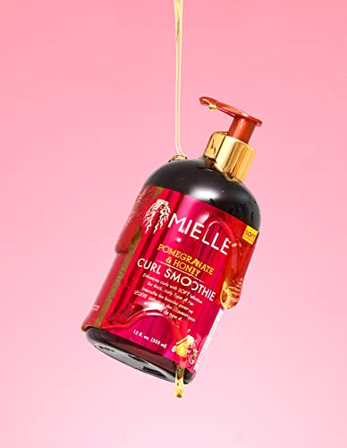 Mielle Organics Pomegranate & Honey Leave-In Conditioner, Moisturizing Curl Primer and Detangler, Repair Damage and Prevent Frizz, Treatment For Thick Curly Hair Type 4 Hair, 12-Fluid Ounces