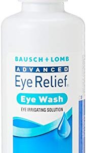 Eye Wash by Bausch & Lomb, Eye Relief Solution that Cleans, Refreshes, and Soothes, 4 Fl Oz