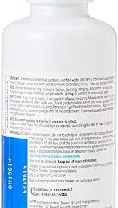 Eye Wash by Bausch & Lomb, Eye Relief Solution that Cleans, Refreshes, and Soothes, 4 Fl Oz