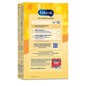 Enfamil NeuroPro Baby Formula, Triple Prebiotic Immune Blend with 2'FL HMO & Expert Recommended Omega-3 DHA, Inspired by Breast Milk, Non-GMO, 15.7 Oz - 2 Count (Pack of 4)