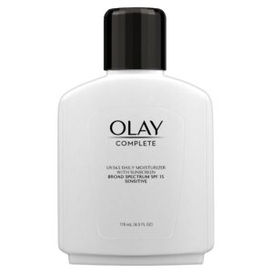 face moisturizer by olay, complete all day moisturizer with sunscreen broad spectrum spf 15 – sensitive, 4 fl. oz, 1 unit