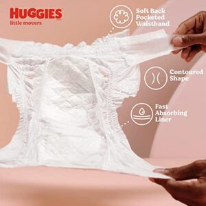 Baby Diapers Size 3 (16-28 lbs), 156 Ct, Huggies Little Movers