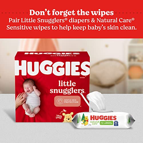 Baby Diapers Size 2 (12-18 lbs), 180ct, Huggies Little Snugglers