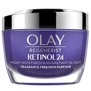 olay regenerist retinol 24 night moisturizer cream, fragrance free, 1.7 fl oz