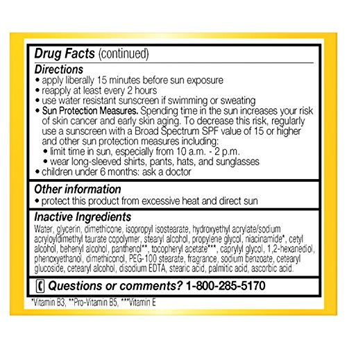 Face Moisturizer by Olay Complete All Day UV Moisture Cream with Sunscreen SPF 15, Normal Skin, 2 Ounce (Pack of 3)