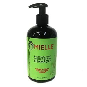 MIELLE Rosemary Mint Organics Infused with Biotin and Encourages Growth Hair Products for Stronger and Healthier Hair and Styling Bundle Set 5 PCS