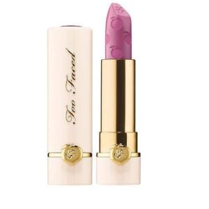 too faced peach kiss moisture matte long wear lipstick – after school special