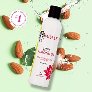 Mielle Organics Mint Almond Oil for Healthy Hair and Scalp, 8 Ounces