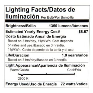 PHILIPS 428805 Halogen PAR38 90 Watt Equivalent Dimmable Flood Standard Base Light Bulb, 4-Pack