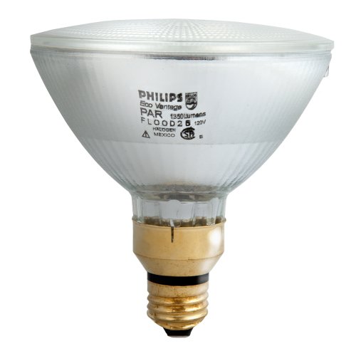 PHILIPS 428805 Halogen PAR38 90 Watt Equivalent Dimmable Flood Standard Base Light Bulb, 4-Pack